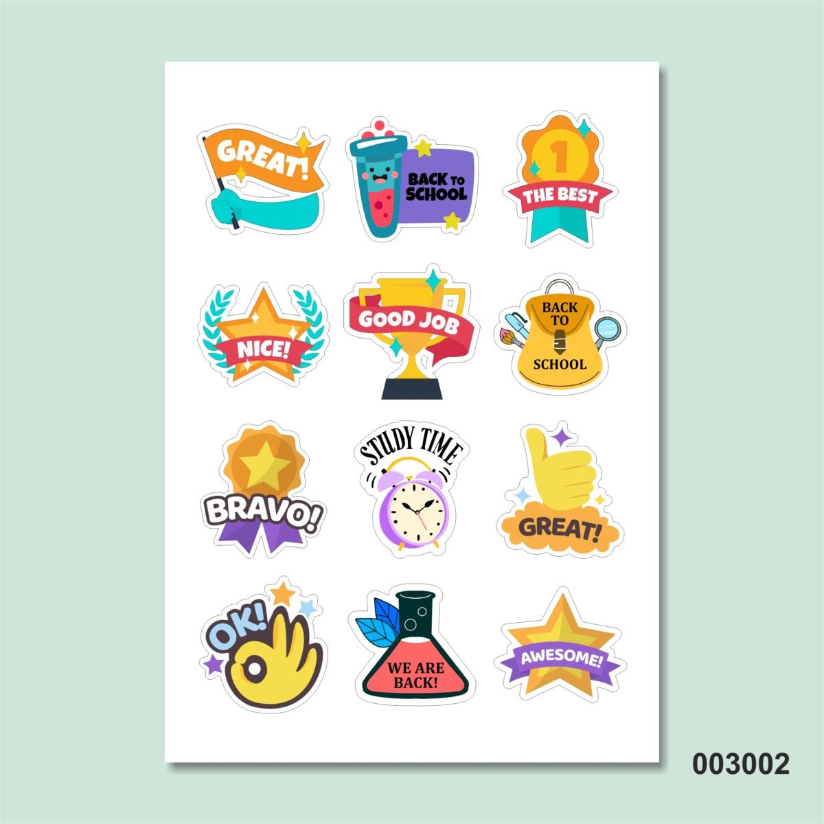 Educational Stickers – Sticker Man