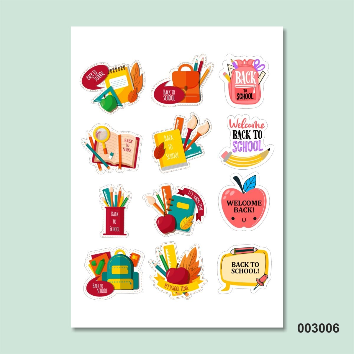 Educational Stickers – Sticker Man
